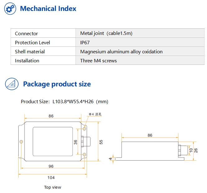 BWH515 CAN Bus Single-Axis High-Precision Inclinometer Tiltmeter ... BWH515 CAN Bus Single-Axis High-Precision Inclinometer Tiltmeter ...