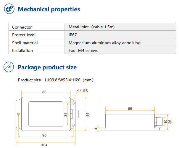 Dis334 Single Axis Voltage Output Tilt Switch Relay Switch 